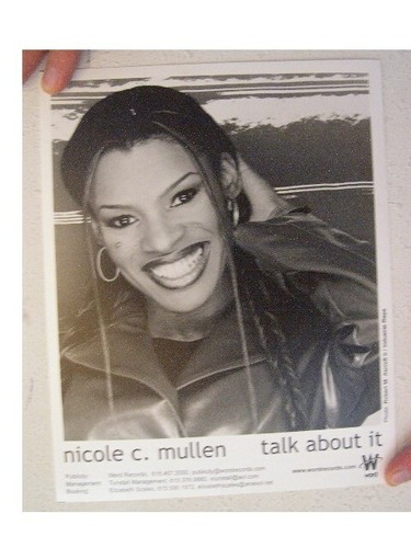 Nicole C. C Mullen Press Kit Photo Talk About It | eBay Australia