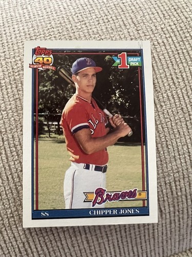 1991 Topps chipper Jones rookie card MINT pristine condition | eBay