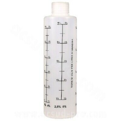 Distributeur Huile De 2 Temps avec Bouchon Gradué 250 ML 2%, 2,5 %, 3%, 4%, 5%, | eBay