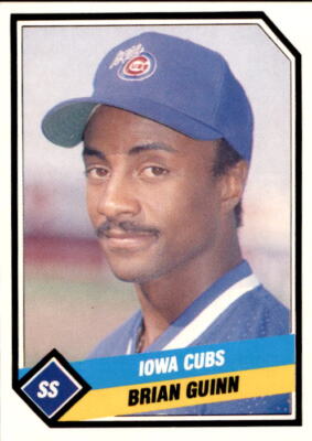 1989 Iowa Cubs CMC #16 Brian Guinn Richmond California CA - NM Baseball ...