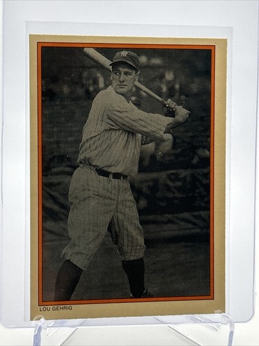 1985 Topps Circle K Lou Gehrig Baseball Card #14 Mint FREE SHIPPING | eBay