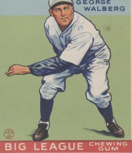 1933 Goudey Big League Chewing Gum - R319 Rube Walberg #183 Called ...