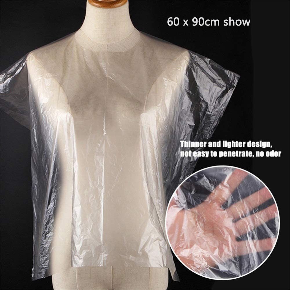 Waterproof Disposable Hair Cutting Cape Barber Capes Perm Gyeing Tools ...