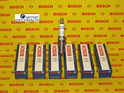 Audi, BMW 6 Piece Spark Plug Set - BOSCH - 0242235776, FR7KPP332 - NEW ...