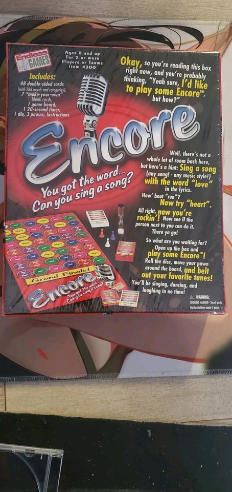 Endless Games Encore Board Game Play Family Friends BRAND NEW FACTORY ...