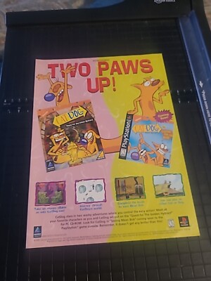 CatDog Video Game Playstation Print Ad 1999 8x11 Great To Frame | eBay