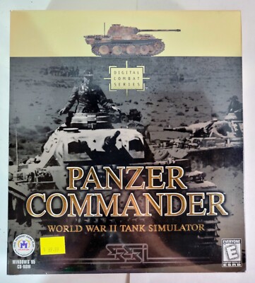 Panzer Commander World War II Simulator PC 1998 Tank Strategy Game ...