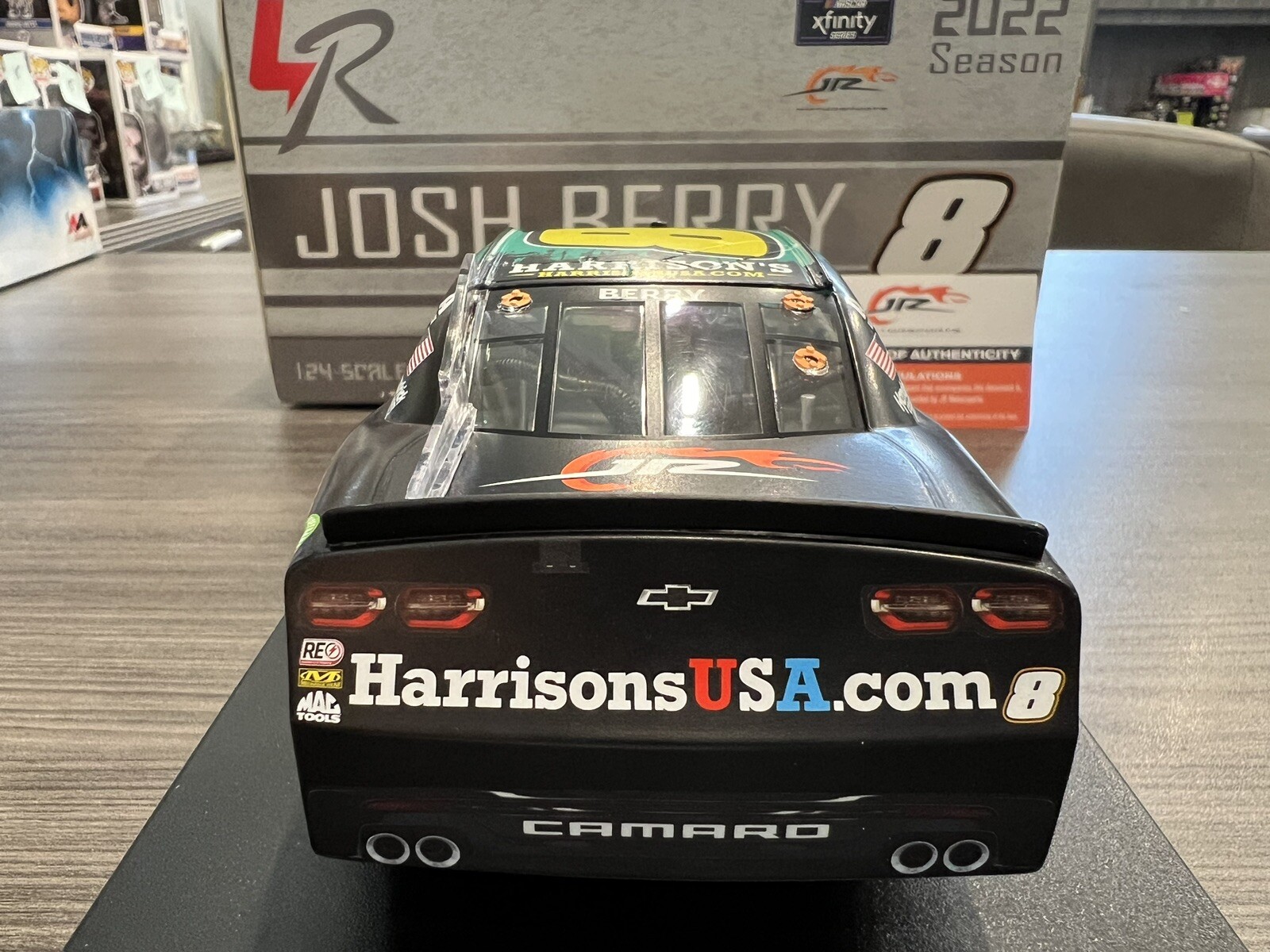 2022 Josh Berry #8 Harrisons Workwear Autographed 1:24 NASCAR Action ...