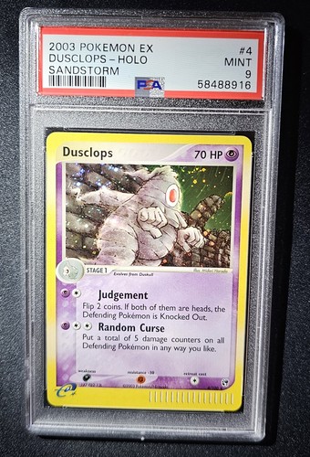 PSA 9 Pokémon TCG Dusclops EX Sandstorm 4/100 Holo Rare | eBay UK