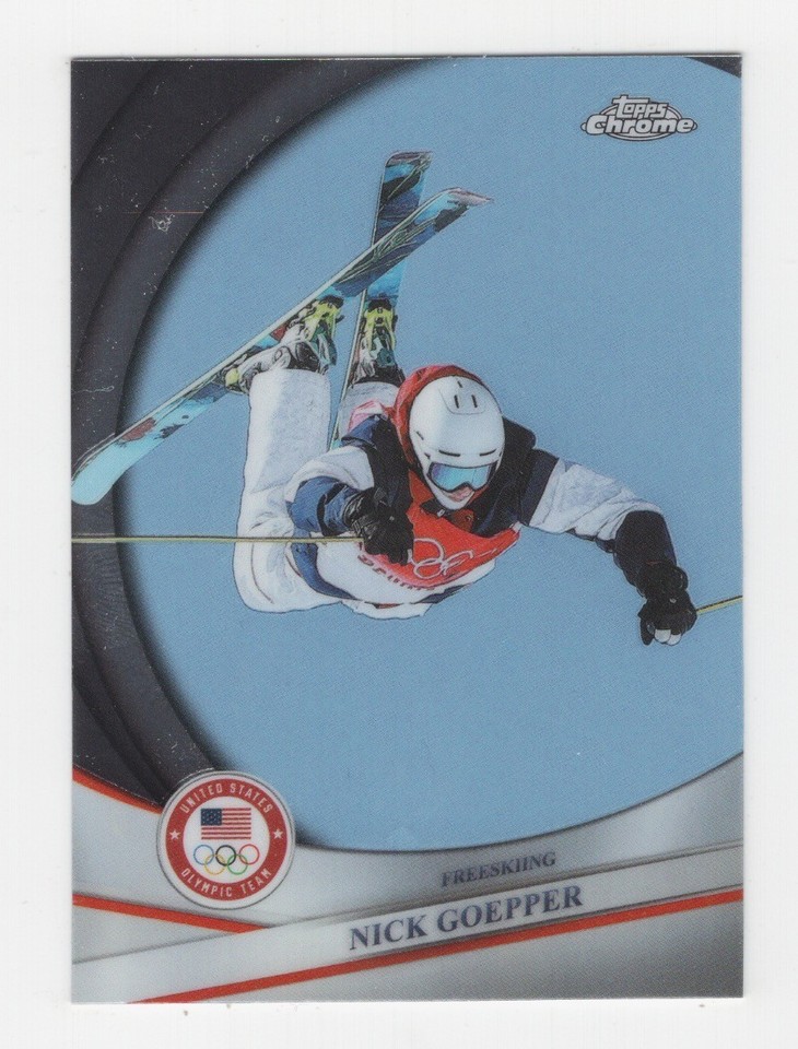 2026 TOPPS CHROME WINTER U.S. OLYMPIC TEAM CARDS FROM #1-200 PICK YOUR ...