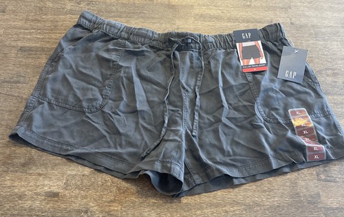 Women’s Extra large gap shorts pull on tinsel NWT gray was $44 | eBay