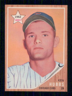 1962 TOPPS BASEBALL # 461 KEN HUBBS RC J9940 | eBay