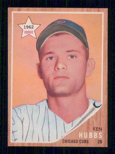 1962 TOPPS BASEBALL # 461 KEN HUBBS RC J9940 | eBay