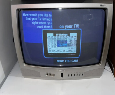 RCA Guide plus Gold 19” CRT TV Retro Gaming Tv With Front Av Ports ...