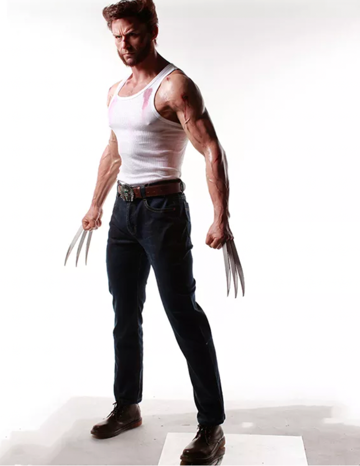 Life Size Wolverine Xmen Movie Star Wax Statue Realistic Prop Display ...
