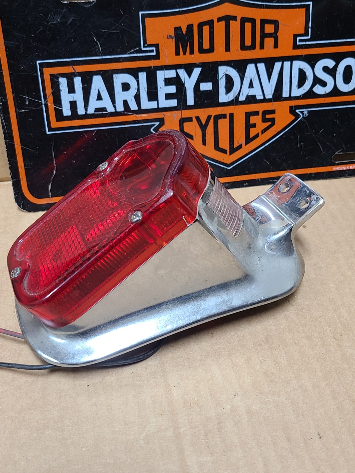 HARLEY DAVIDSON TOMBSTONE TAIL LIGHT KNUCKLEHEAD PANHEAD SSS | eBay