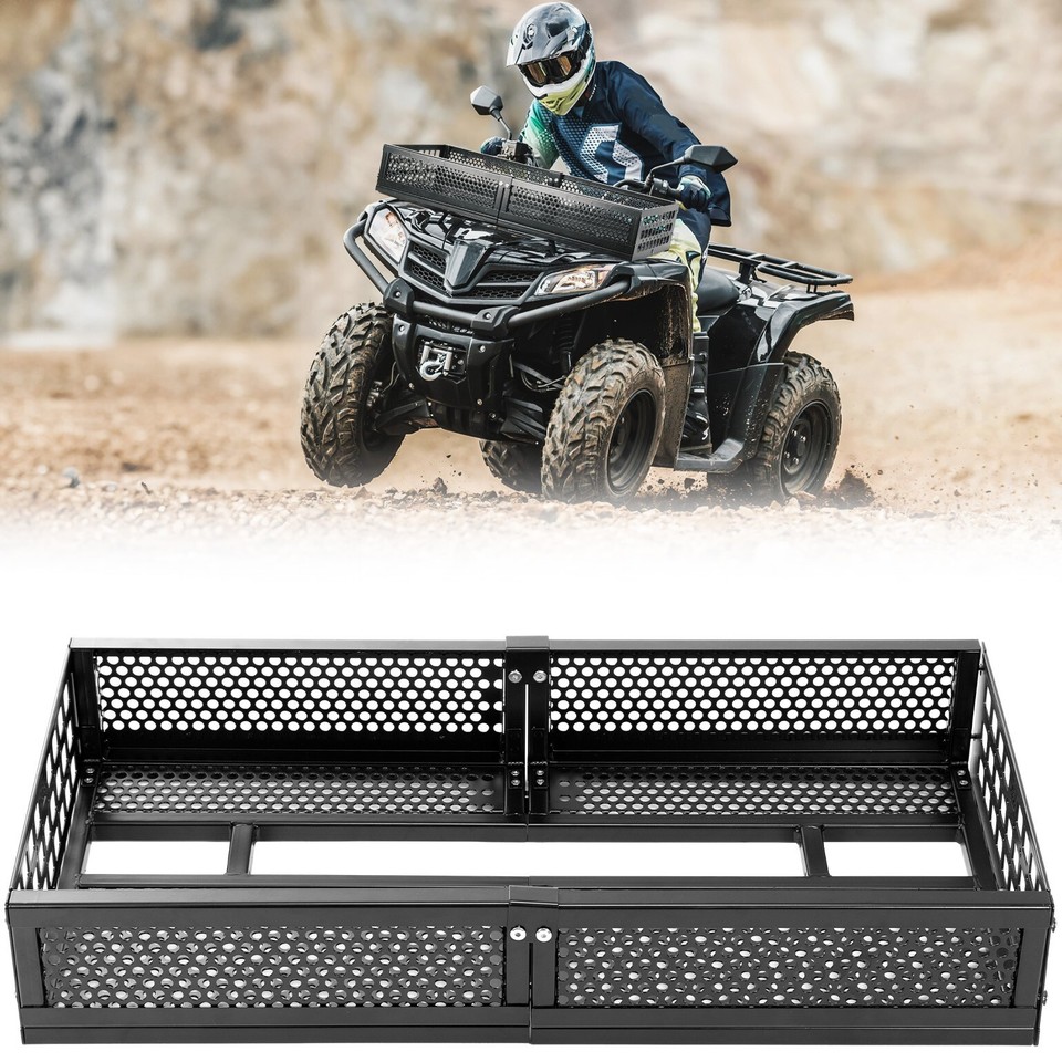 ATV Front Rack Gear Basket Storage Rack For Polaris Sportsman Yamaha ...