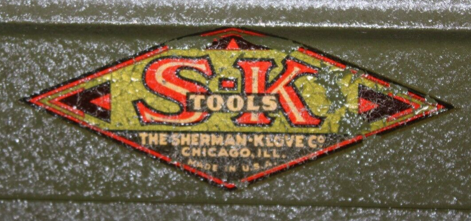 Vintage S-K Tools Sherman-Klove Co. Machinist Toolbox | eBay