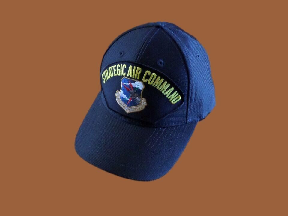 U.S AIR FORCE SAC MILITARY HAT OFFICIAL BALL CAP STRATEGIC AIR COMMAND ...