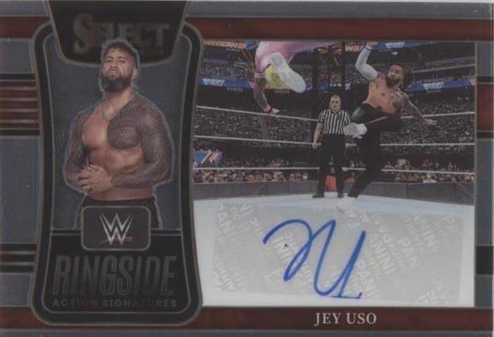 2022 Panini Select WWE - Ringside Action Signatures Jey Uso #RA-JUS (AU ...