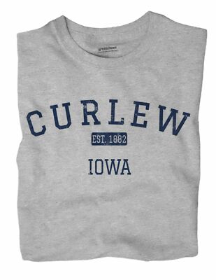 Curlew Iowa IA T-Shirt EST | eBay
