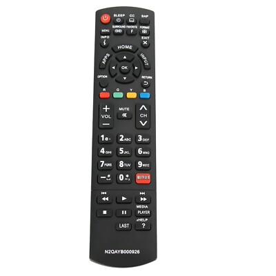 New Remote N2QAYB000926 Replace For Panasonic TV TC-39AS530U TC ...