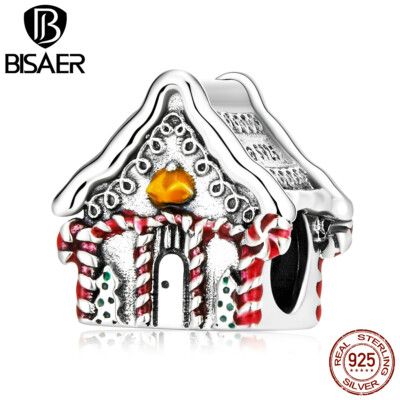 Bisae Women Authentic 925 Sterling Silver Cozy Igloo Pendant Charm Fit ...