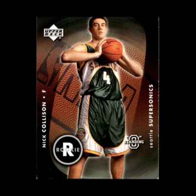 Nick Collison 2003-04 Upper Deck Standing O Rookie Seattle SuperSonics ...