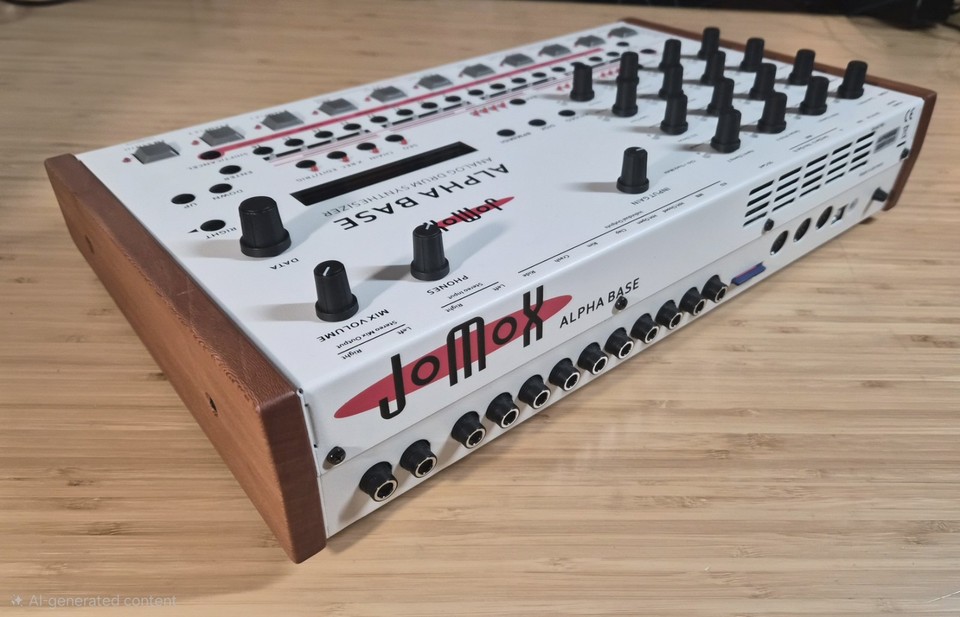 JOMOX Alpha Base Analog Drum Machine Sampler MKI NM + Original Adapter ...