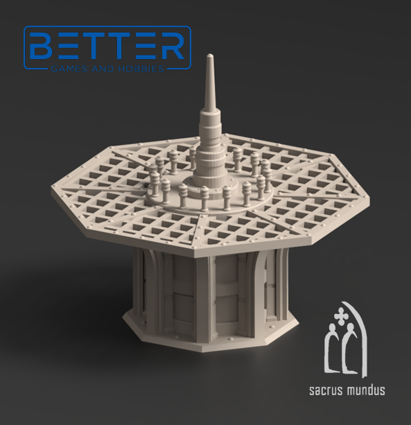 VOR, Airfield - Phoebian V, (28mm, 15mm, 10mm Scale) 3d printed Terrain ...