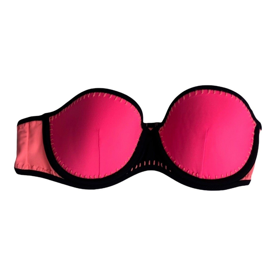 Victoria's Secret Pink Stitched Flirt Bandeau Swim Top 34C | eBay