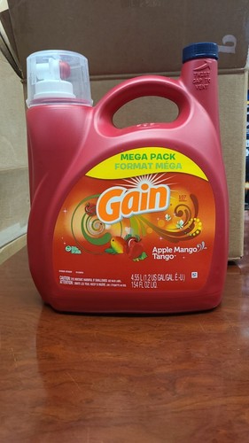 Gain Apple Mango Tango Laundry Detergent 107 Loads 154 oz Mega Pack for ...