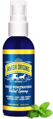 Amish Origins Deep Penetrating Pain Relief Spray Restless Legs ...