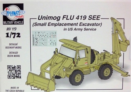 Planet Models 129-MV119 - 1/72 Unimog Flu 419 Lake US Army-Full Resin ...
