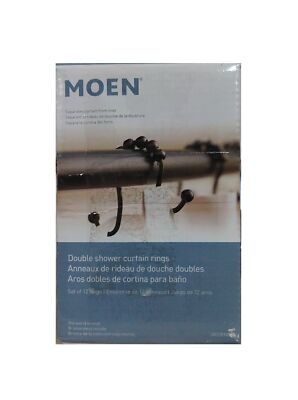 MOEN Shower Curtain Rings in Old World Bronze, 12-Pack | eBay