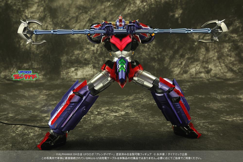 Alphamax DH Gokin UFO Robot Grendizer diecast action figure Alphamax DH Gokin UFO Robot Grendizer diecast action figure