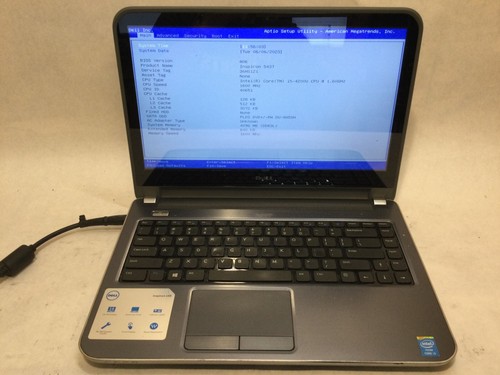 Dell Inspiron 5437 15.6” / Intel Core i5-4200U @ 1.60GHz / (MISSING ...