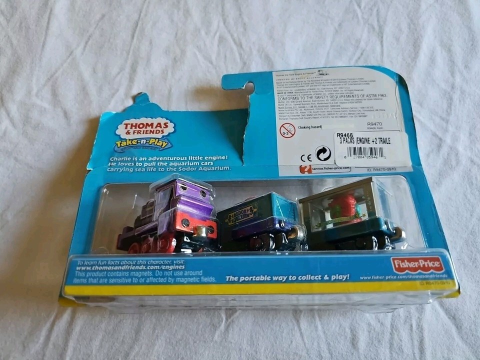 Thomas & Friends Take N Play CHARLIE & THE AQUARIUM Ripped Package | eBay