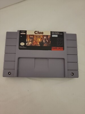 Clue (Super Nintendo Entertainment System SNES, 1992) Cart Only ...