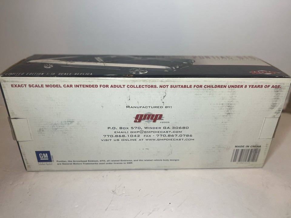 GMP Pontiac GTO 1970 Restomod, Convertible 1:18 Scale | eBay