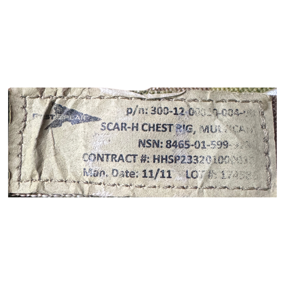 Used Good Multicam First Spear Scar-H Chest Rig TAC / Chest Panel ...
