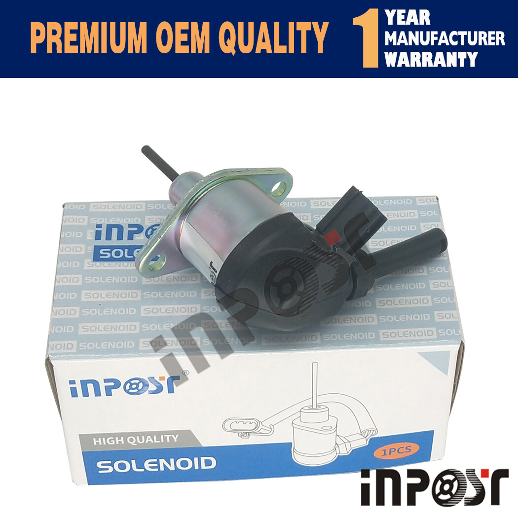 12V 1G772-60012 Fuel Stop Solenoid For Kubota V330 M7040DT M7040F ...