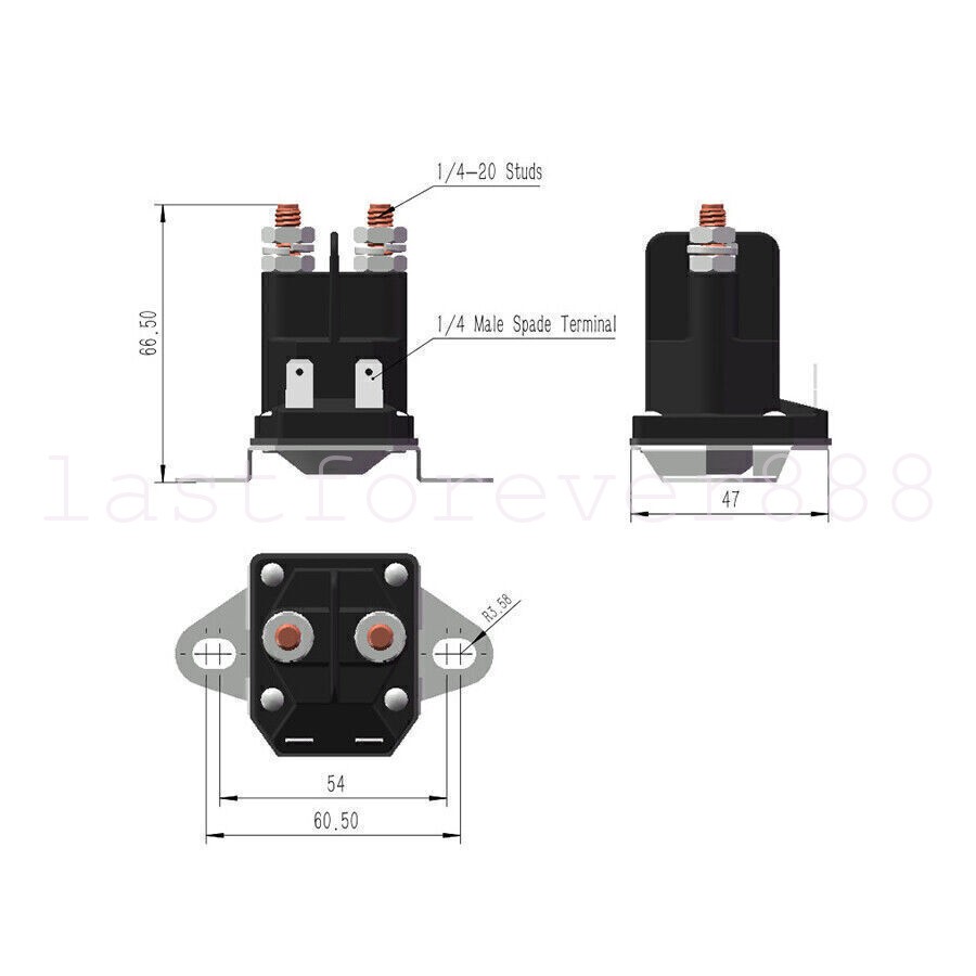 44814801 Starter Solenoid For COUNTAX WESTWOOD Ride On Lawnmowers Lawn ...