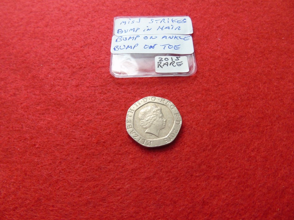 2015 TWENTY PENCE COIN SHIELD MINT ERRORS | eBay UK