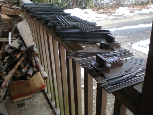 60 Lot Vintage Lionel/other 027 Guage Railroad Tracks Straight Curved ...