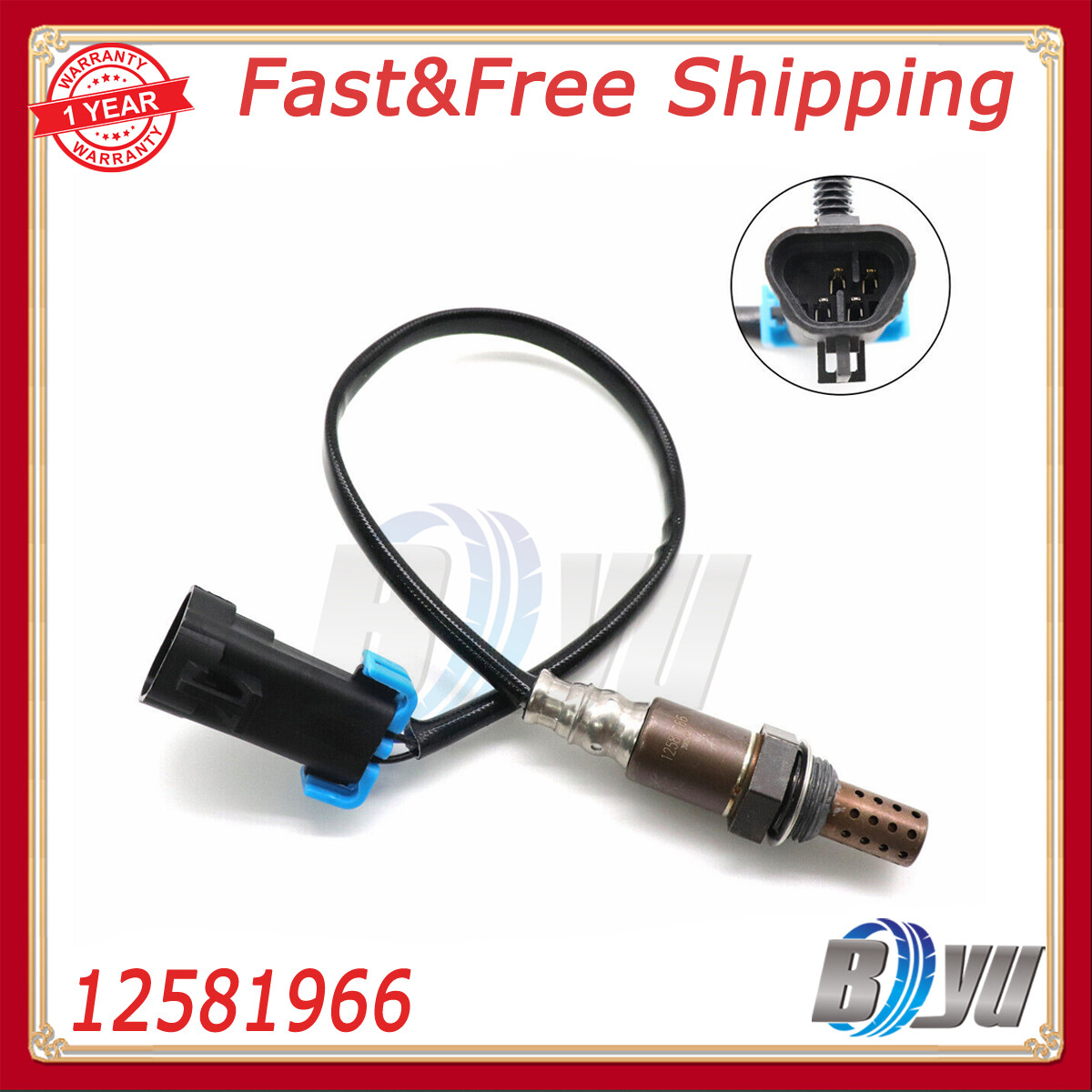 12581966 234-4332 New Upstream Oxygen Sensor For Chevrolet Corvette ...