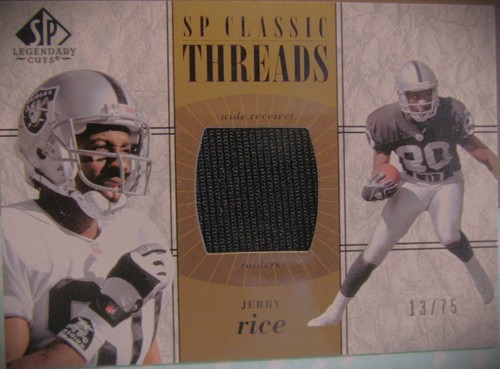 JERRY RICE SP CLASSIC THRREADS 13/75 | eBay