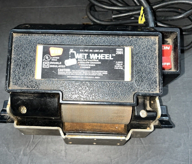 WEN Wet Wheel Machine Hollow Grinder Knife Sharpener Model 2901 120v ...