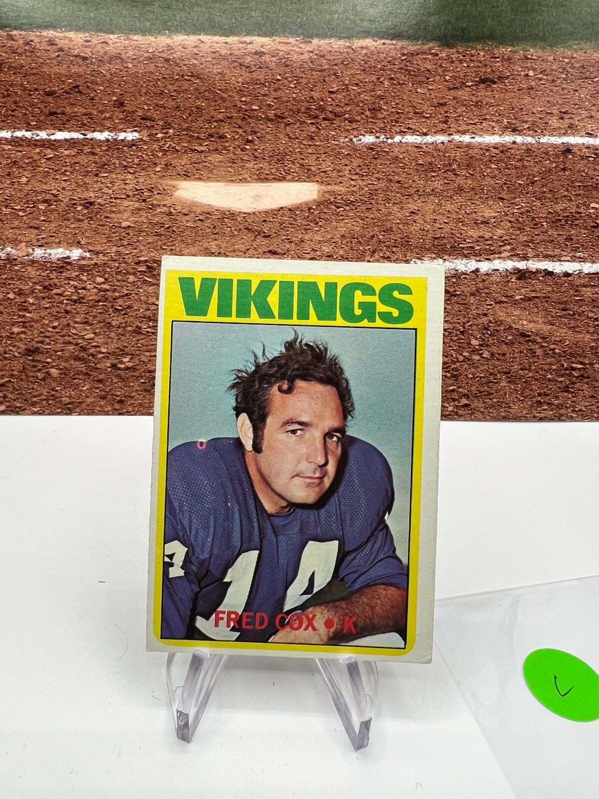 1972 Topps #194 Fred Cox Minnesota Vikings (C) | eBay