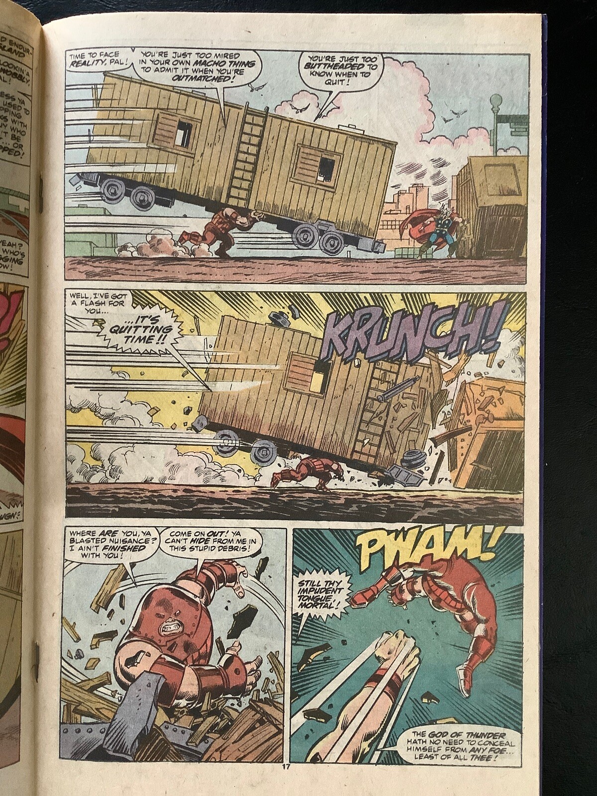 THOR #411 COMIC BOOK LOT JUGGERNAUT 1ST APPEARANCE NEW WARRIORS ACTS ...